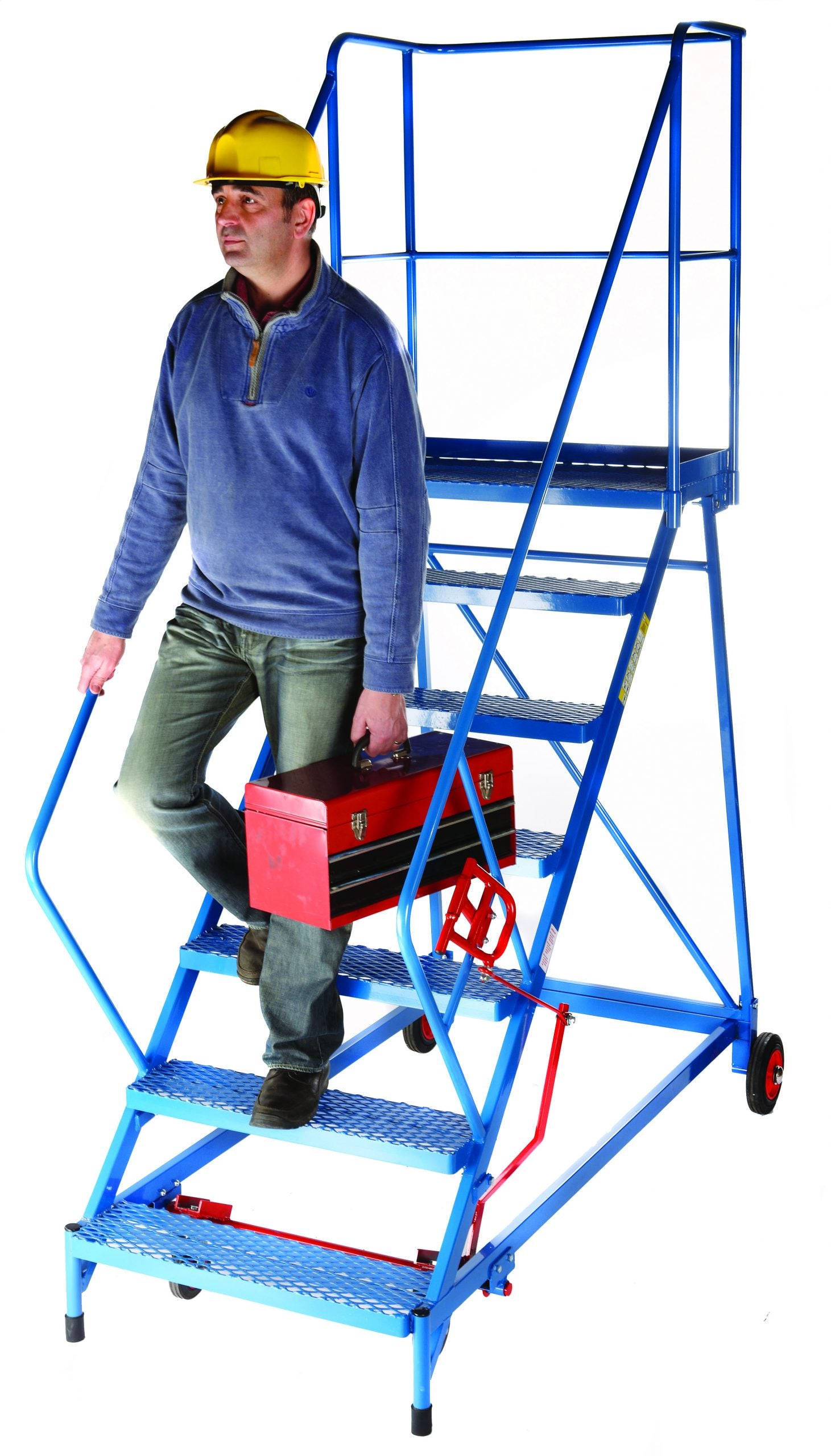 Spartan Wide Tread Mobile Steps - Jaydee Living